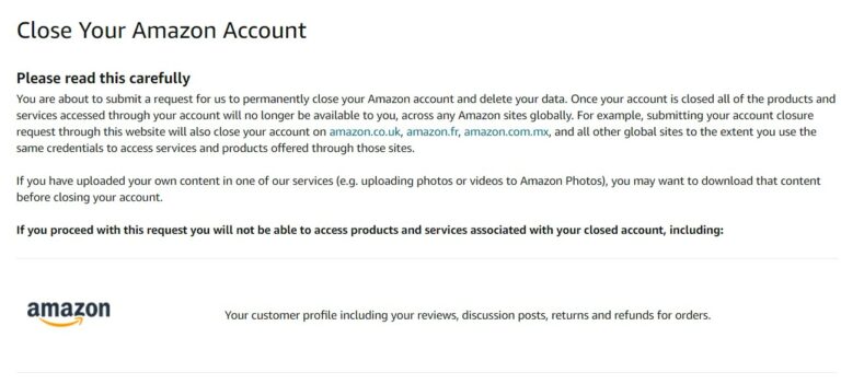 How To Delete Your Amazon Account? What Happens If I Do So?