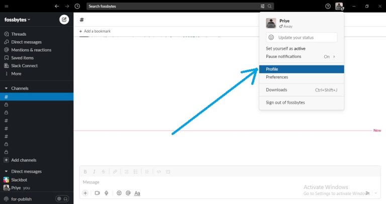 How To Delete My Slack Account? Step-By-Step Guide - Fossbytes