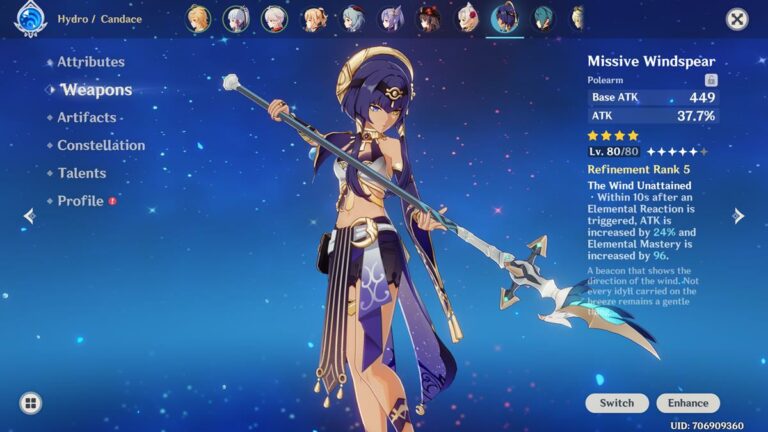 8 Best Weapons For Candace In Genshin Impact: F2P-Friendly Guide
