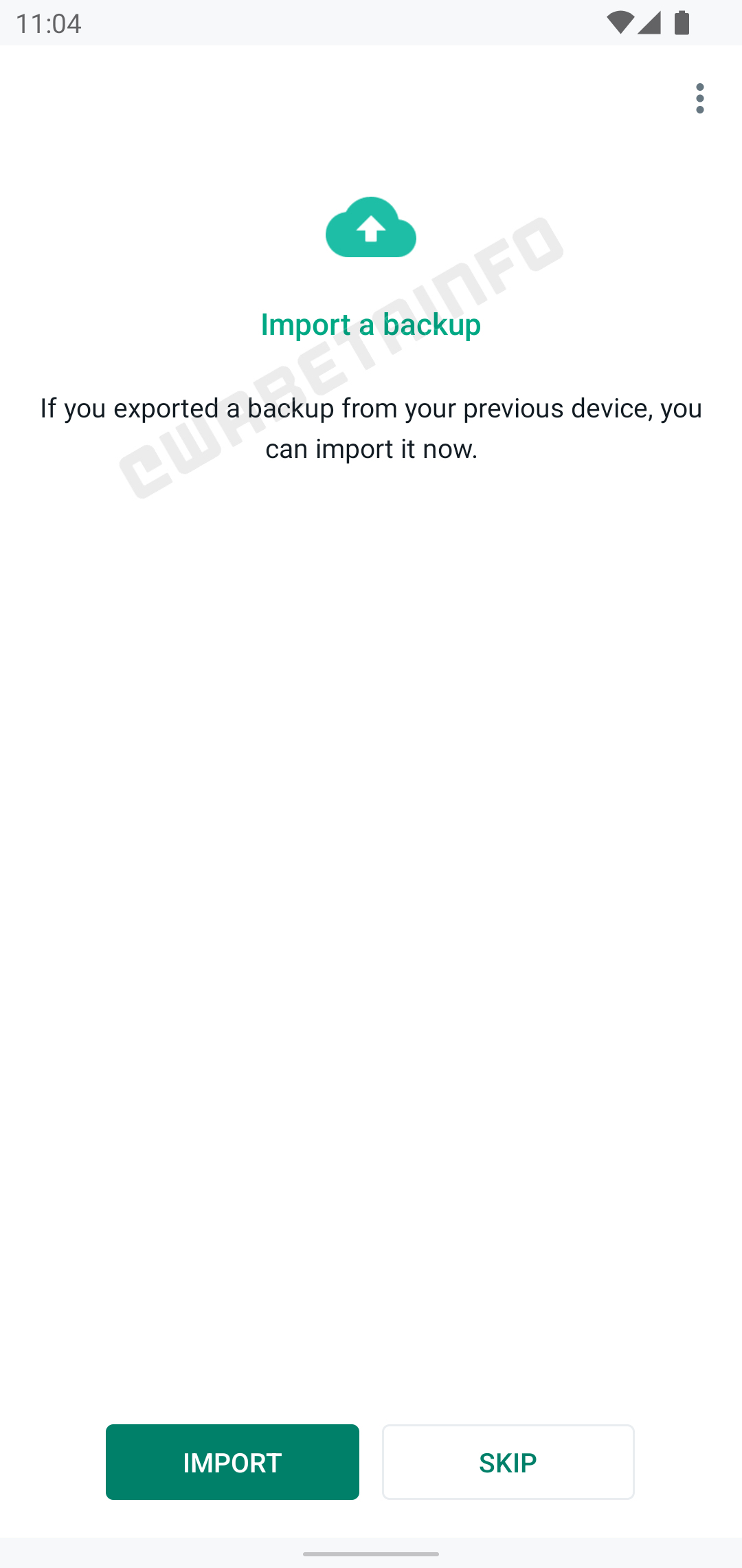 WhatsApp Is Testing Import Backup Option On The Latest Beta WhatsApp Is Testing Import Backup Option On The Latest Beta