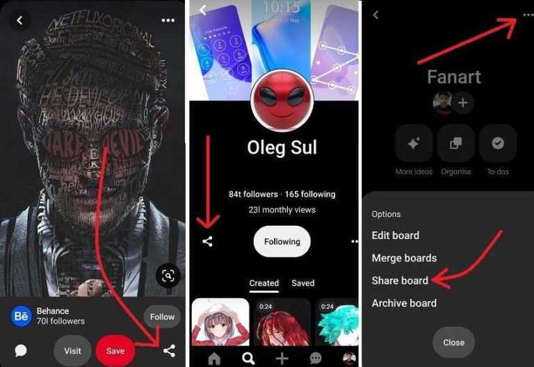 Pinterest Guide: How To Share A Pin, Board, Or Profile - Fossbytes