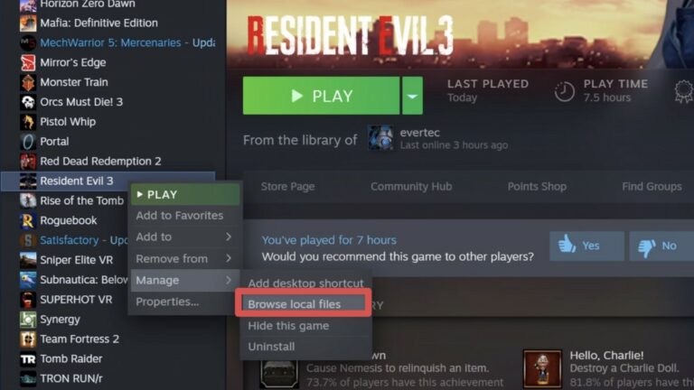 How To Play Resident Evil 3 Remake In VR [PC Mod] - Fossbytes