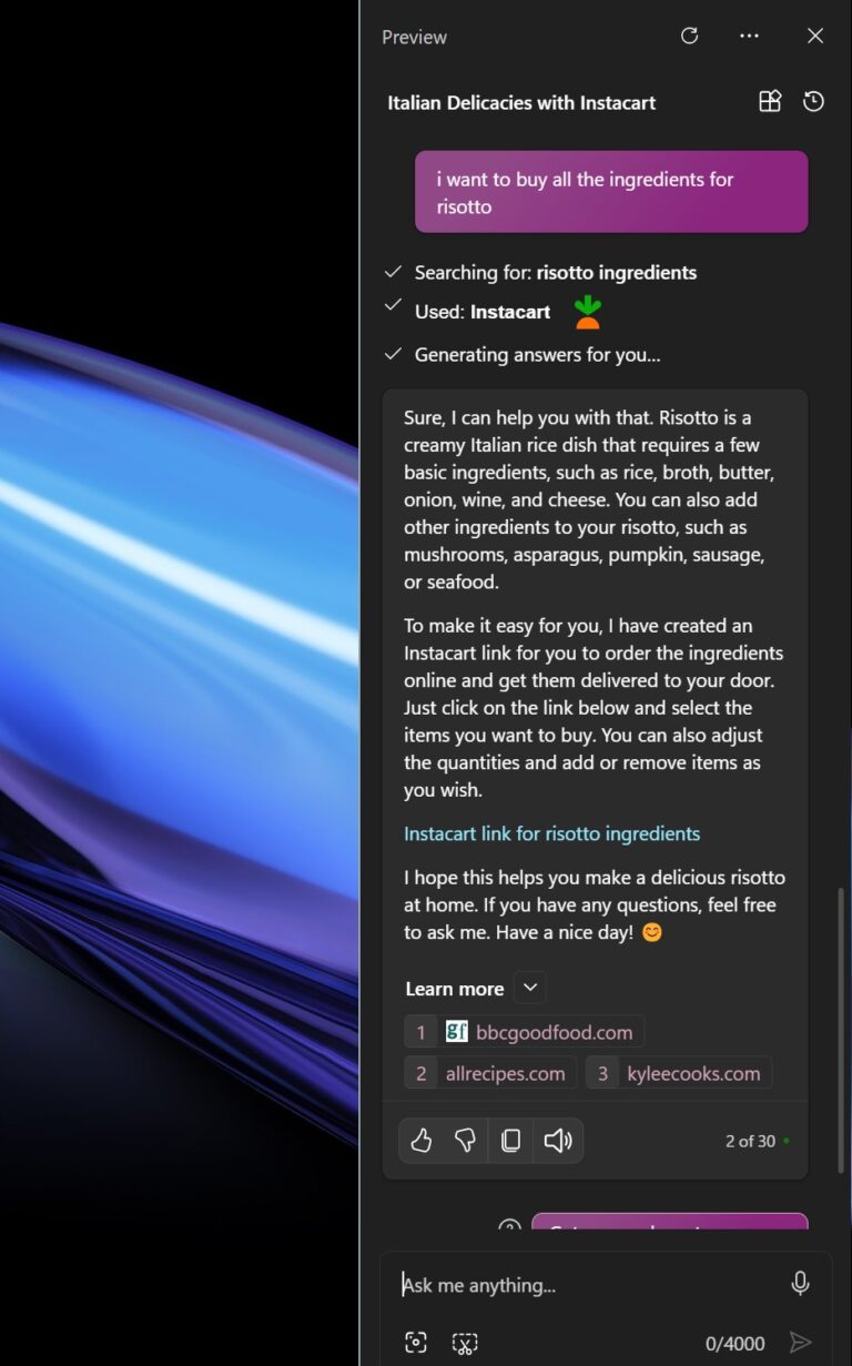 All Types Of Plugins Available With Copilot On Windows 11 Fossbytes