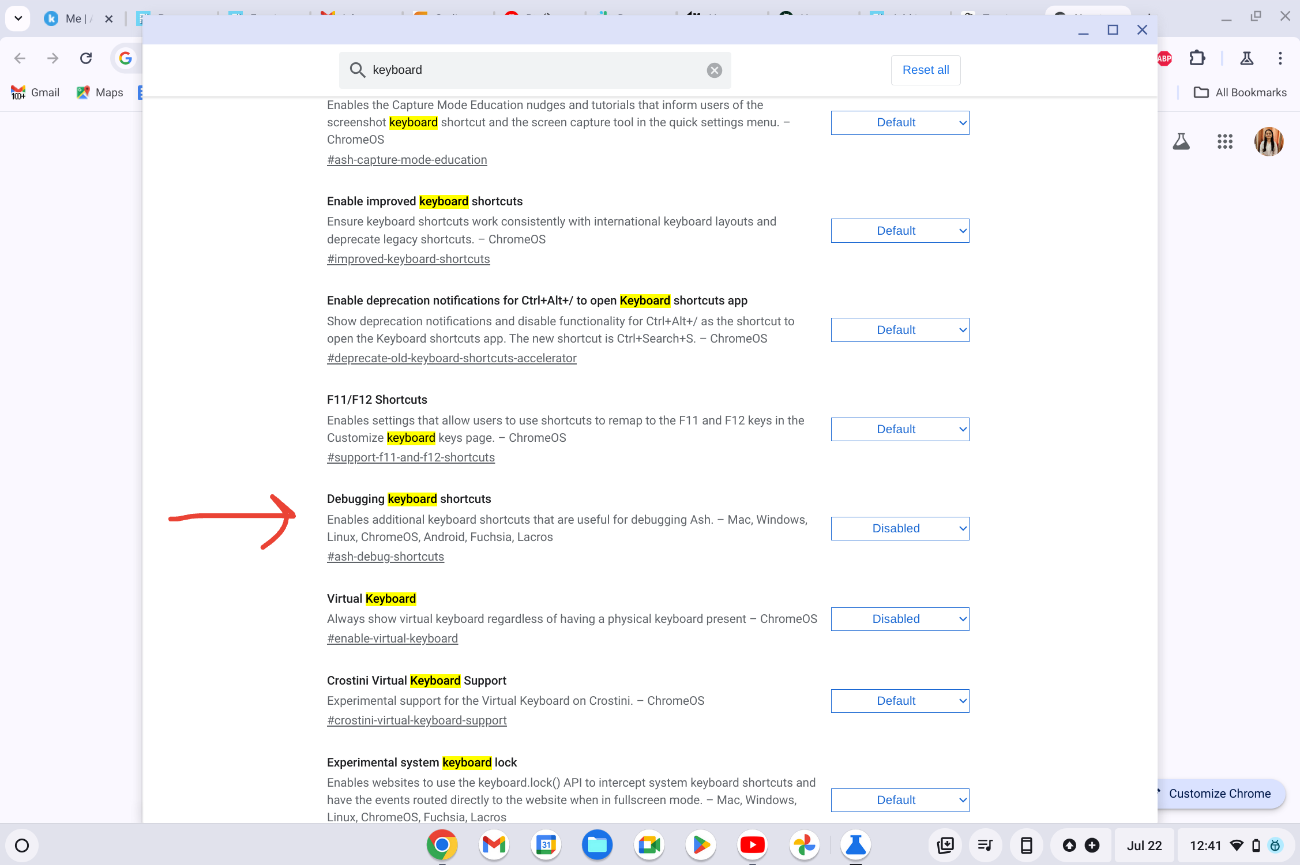 Turn Off Touch Screen on Chromebook