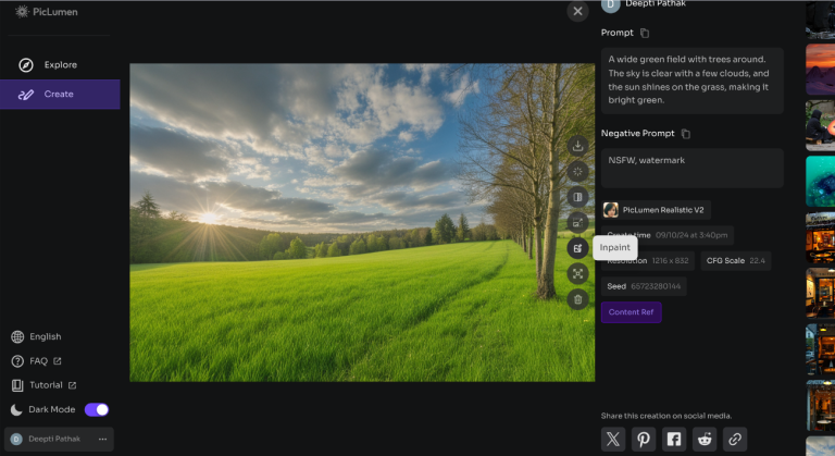 What is PicLumen and How Does Its Free AI Image Generator Work?