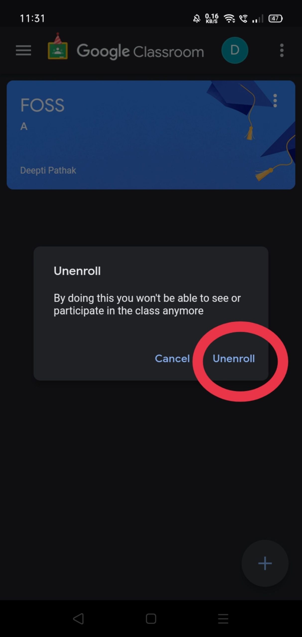 How to Leave a Google Classroom? - Fossbytes