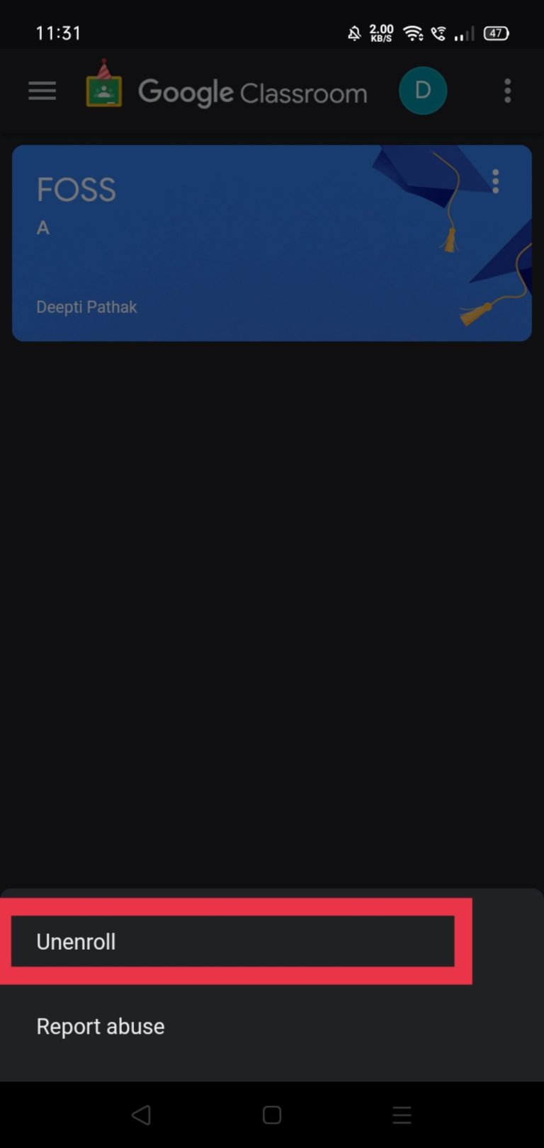 How to Leave a Google Classroom? - Fossbytes