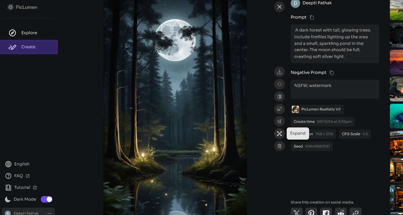 What is PicLumen and How Does Its Free AI Image Generator Work?
