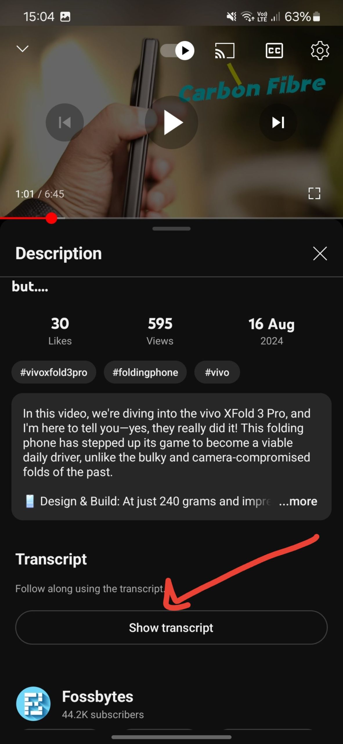 How to Download the Transcript of a YouTube Video? - Fossbytes