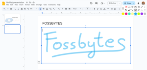 How to Draw on Google Slides? - Fossbytes