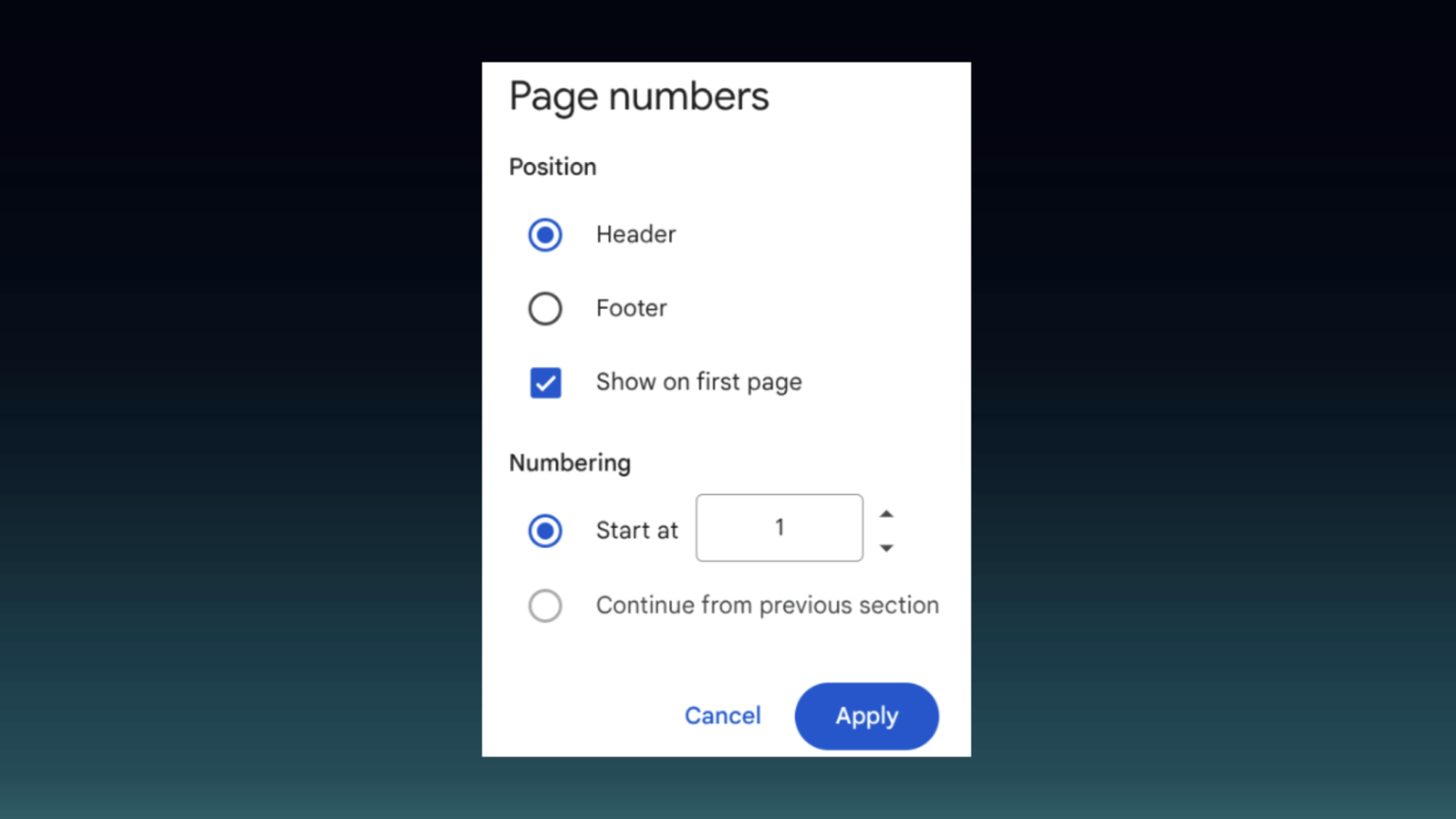 How to Add Page Numbers in Google Docs? - Fossbytes