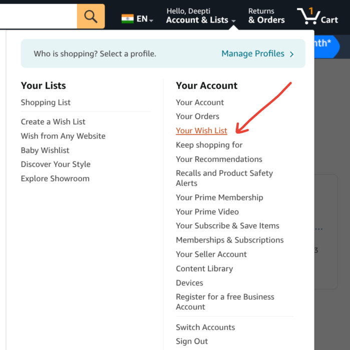 How To Share Your Amazon Cart? - Fossbytes