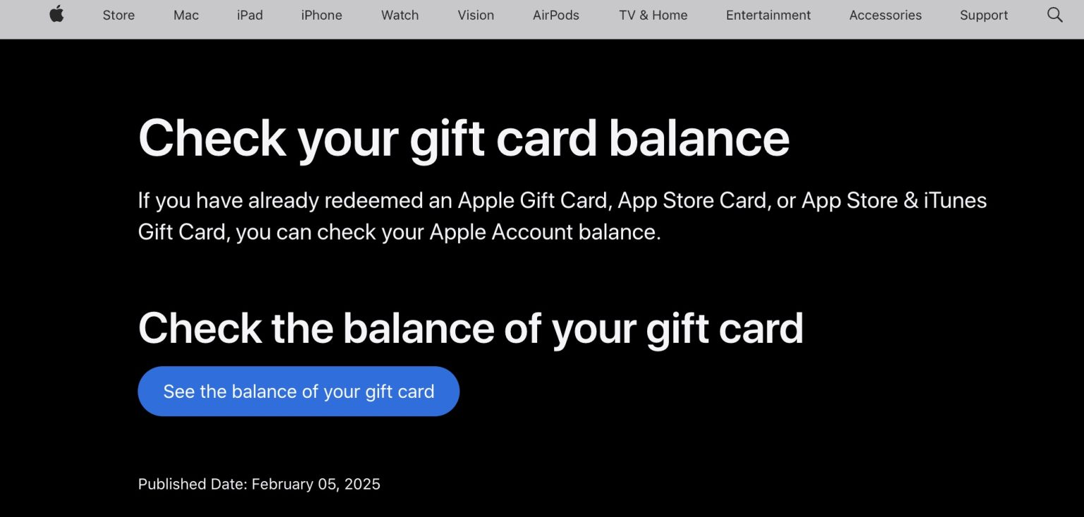 4 Ways To Check Apple Store Gift Card Balance (2025) - Fossbytes