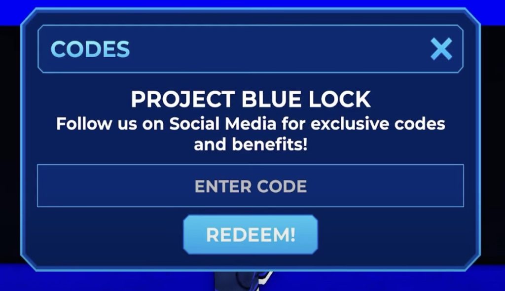 Project Blue Lock Codes (October 2025) - Fossbytes