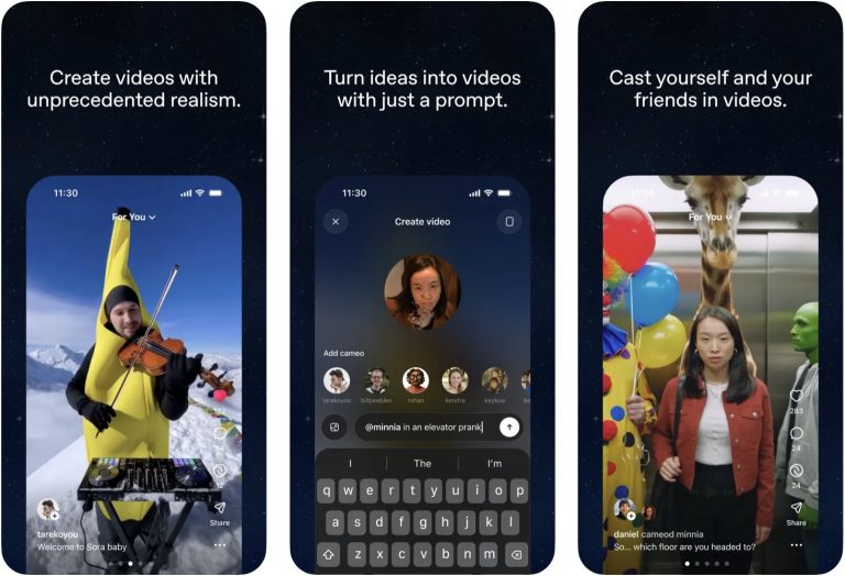 OpenAI Debuts Sora 2 Video Generation App & New TikTok Competitor ...